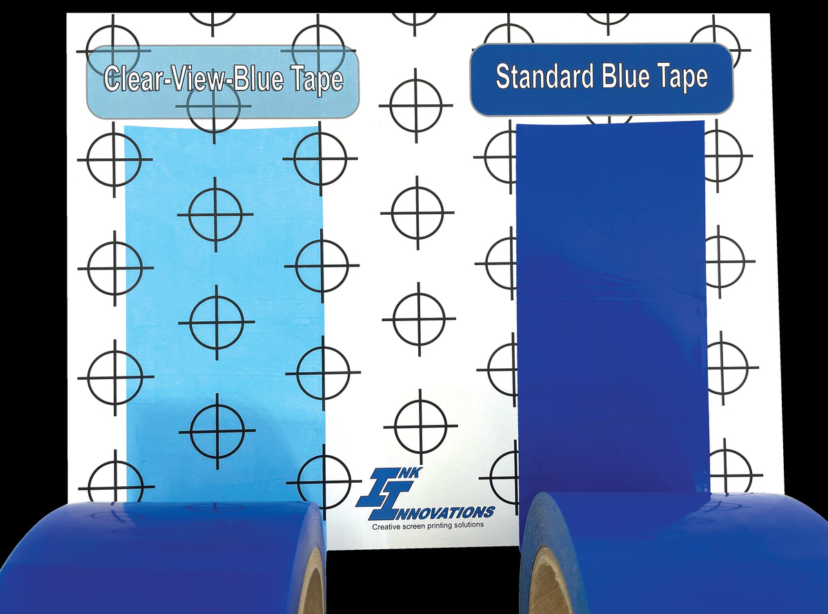 Clear-View-Blue Tape *New for 2023* – Ink Innovations LLC